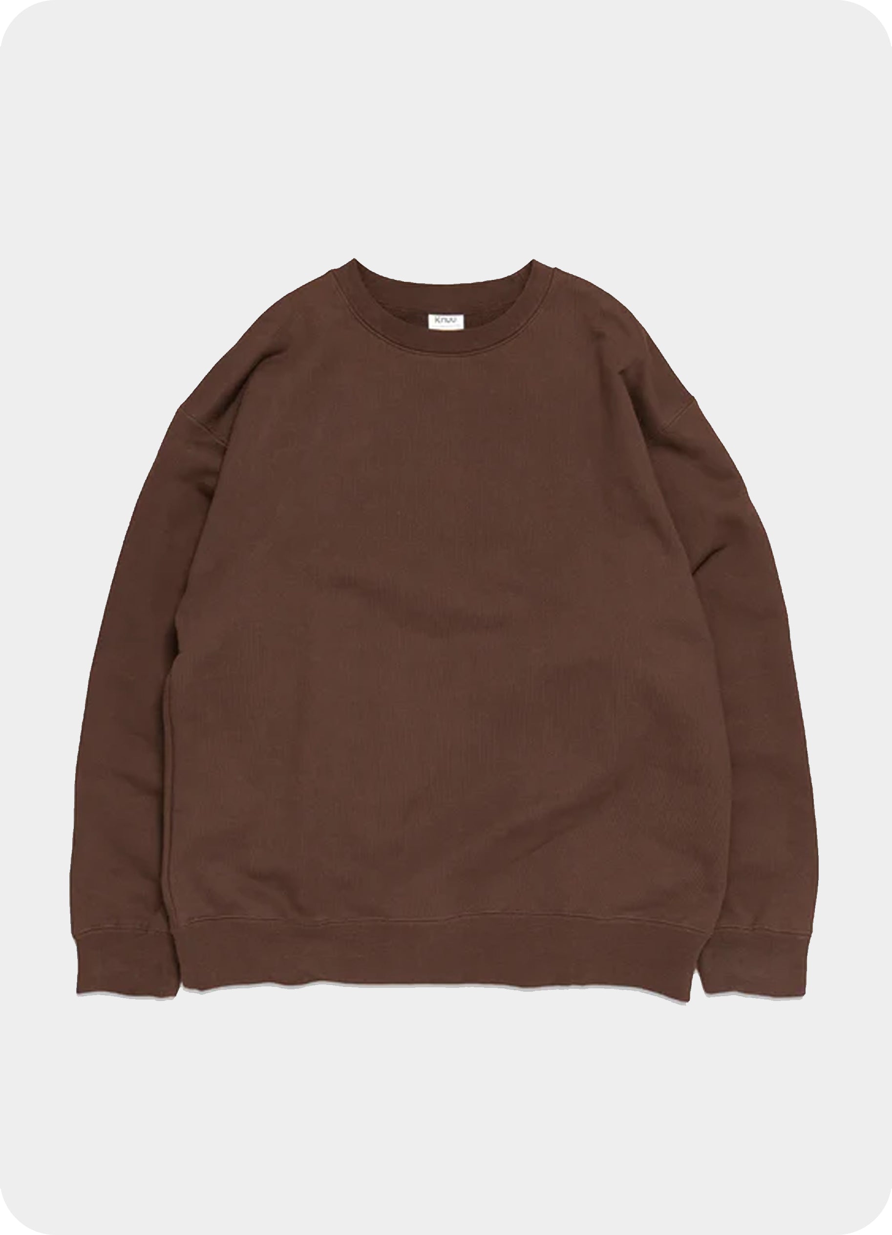 Knuu(ヌー) / Heavy Crewneck Sweatshirt [KN-SS-01]【島根県出雲市のセレクトショップLism(リズム ...